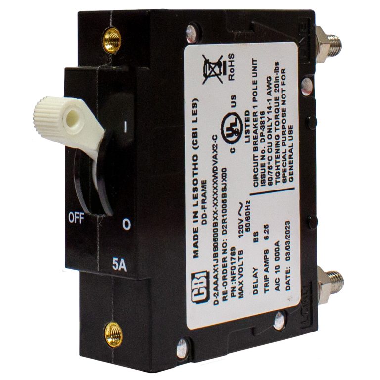 DD-Frame MCB: 1P, rocker handle with plug-in termination – CBI Export Sales