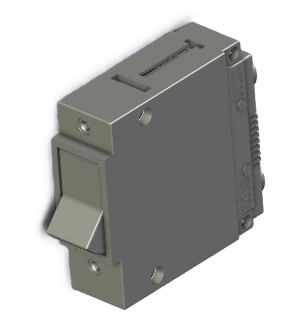 C-Frame MKV MCB: 1P, rocker handle with screw termination – CBi Circuit ...